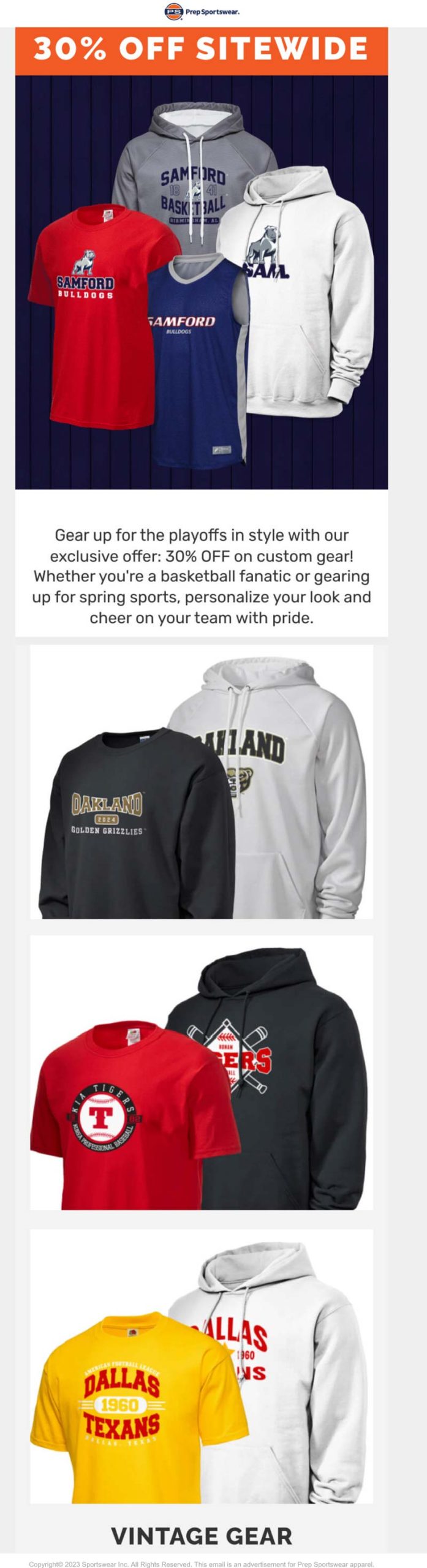 30% off everything online at Prep Sportswear #prepsportswear - The ...