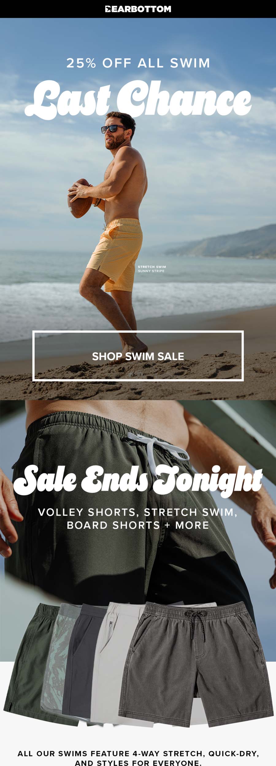 25% off all swim today at Bearbottom #bearbottom - The Coupons App®