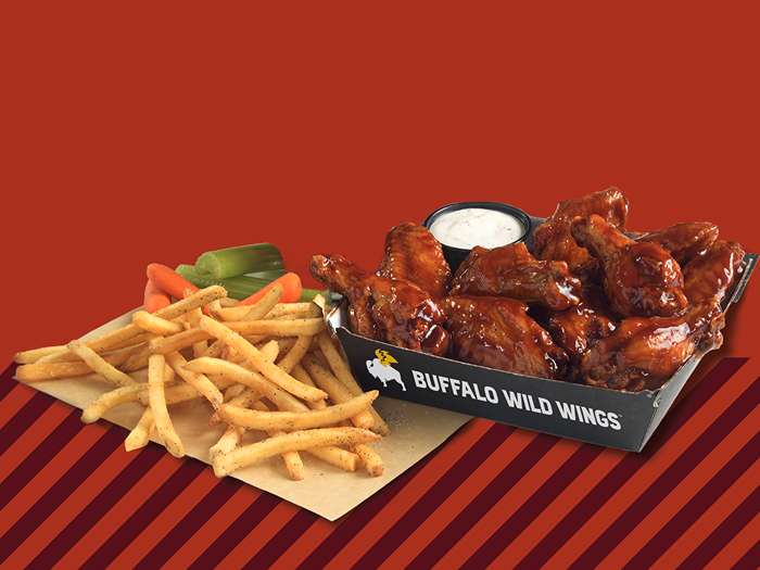 6 free wings via $10 takeout at Buffalo Wild Wings via promo code ...