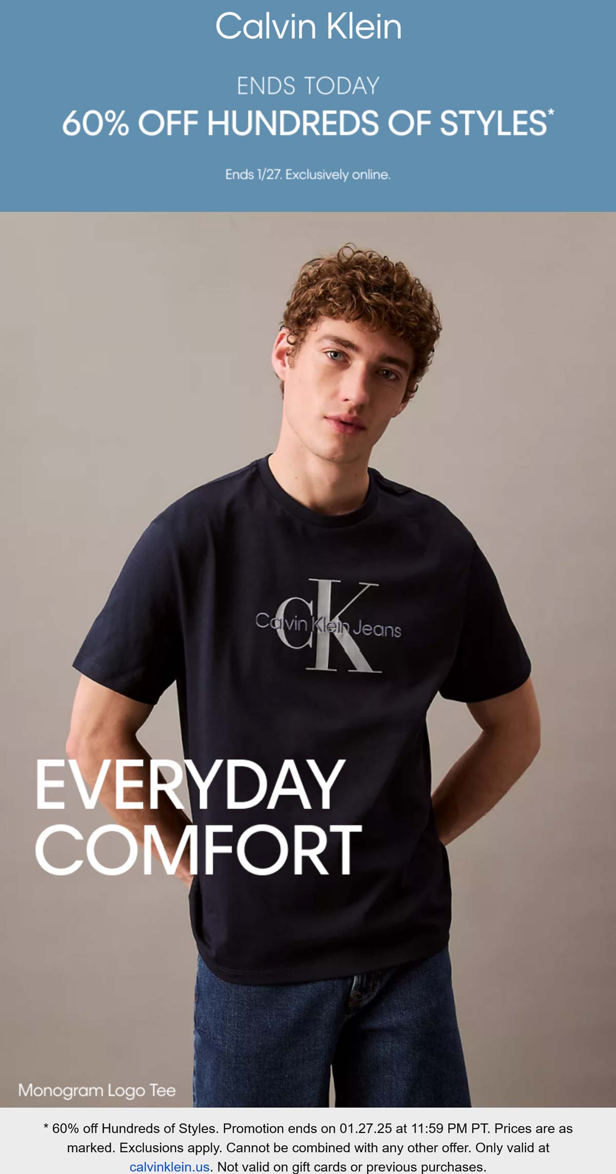 Extra 20% off online today at Calvin Klein #calvinklein - The Coupons App®