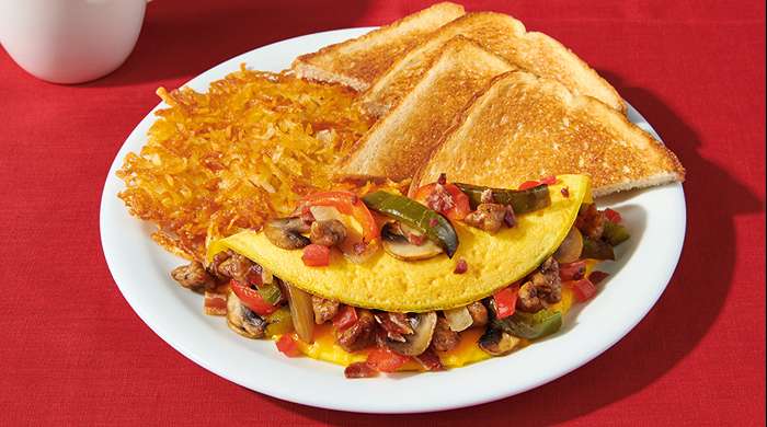 Second super slam breakfast free at Dennys #dennys - The Coupons App®