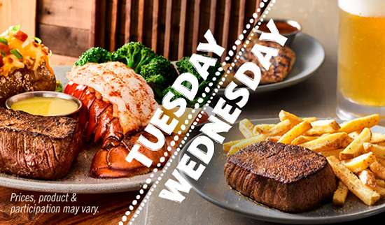 Sirloin steak + lobster + 2 sides = $25 today at Outback Steakhouse # ...