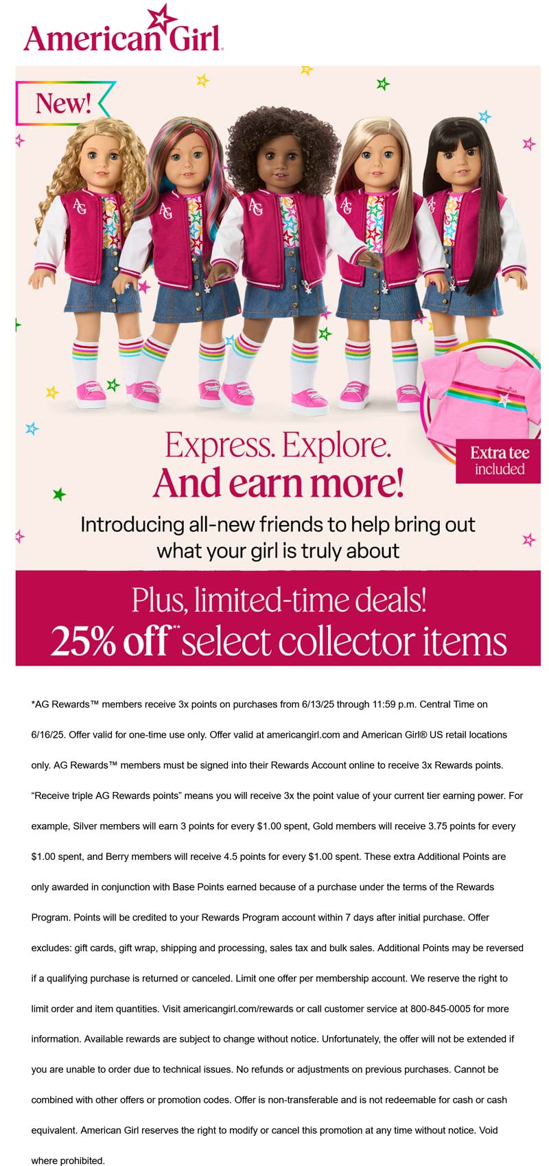 25% off collector items today at American Girl dolls #americangirl ...
