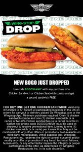 20 chicken wings = $20 at Wingstop #wingstop - The Coupons App®