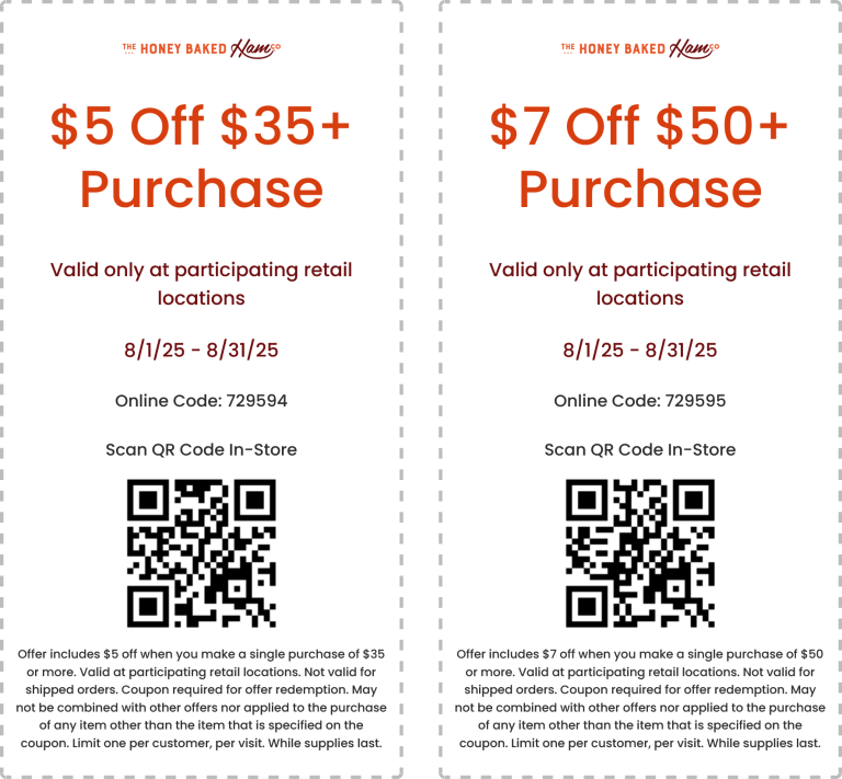 $10-$40 off $75+ at Honey Baked Ham restaurants via promo code ...