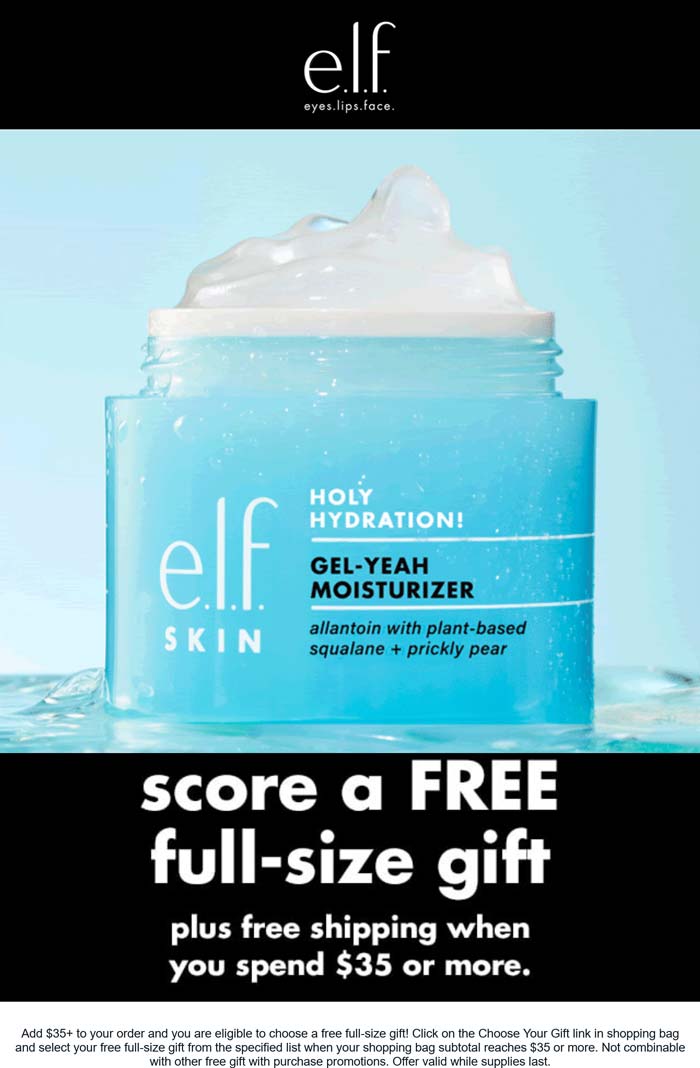Free full size on $35+ online at e.l.f. Cosmetics #elfcosmetics - The ...